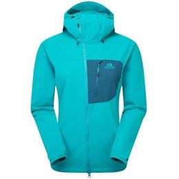 Mountain Equipment Squall Hooded Womens Jacket topaz/majolica - Gr&ouml;&szlig;e 16 UK Damen 006819