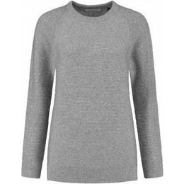 Blue Loop Originals Woolcel Pullover Women grey melange B114 - Gr&ouml;&szlig;e L WP001322