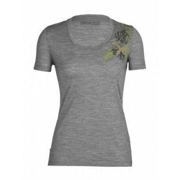 Icebreaker Tech Lite II Scoop Tee Fab Fern Women metro hthr - Gr&ouml;&szlig;e XS 0A56DZ