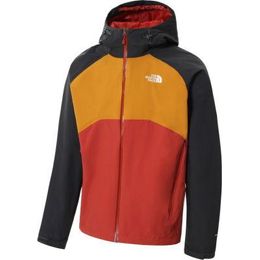 The North Face Mens Stratos Jacket tandori spice red/citrine yellow/asphalt grey - Gr&ouml;&szlig;e XXL CMH9