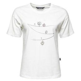 Chillaz Leoben Wanna Hang Out T-Shirt Women white - Gr&ouml;&szlig;e 36 Damen 1025311
