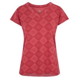 Sherpa Adventure Gear Neha V-Neck Tee Women mineral red barely there - Gr&ouml;&szlig;e XS SW21019