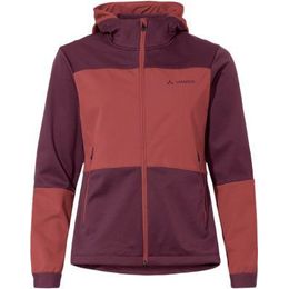 Vaude Womens Qimsa Hooded Softshell Jacket cassis - Gr&ouml;&szlig;e 42 Damen 46341