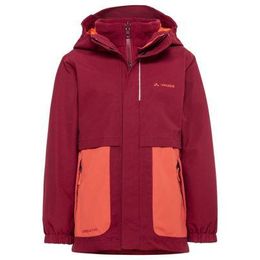 Vaude Kids Campfire 3in1 Jacket Girls salsa/orange - Gr&ouml;&szlig;e 158/164 Kinder 40604