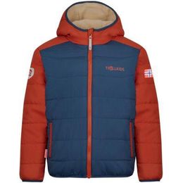 Trollkids Kids Sandvika Turnover Jacket desert/mystic blue/red clay - Gr&ouml;&szlig;e 104 Kinder 559