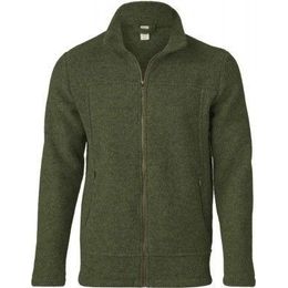 Engel Jacke Merino Wollfleece schilf melange - Gr&ouml;&szlig;e 46/48 584430