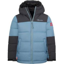 Trollkids Kids Narvik Jacket Pro black/steel blue - Gr&ouml;&szlig;e 116 Kinder 604