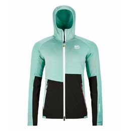 Ortovox Fleece Rib Hoody Women aquatic ice - Gr&ouml;&szlig;e M 87302