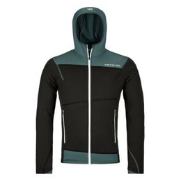 Ortovox Merino Fleece Light Hoody black raven/petr - Gr&ouml;&szlig;e S 87131