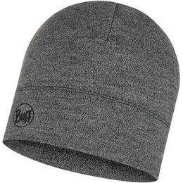 Buff Merino Midweight Beanie melange light grey 118007933