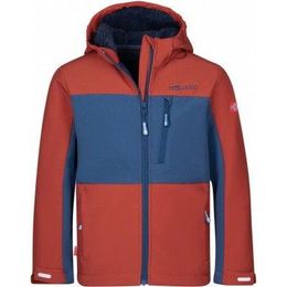 Trollkids Kids Bergsfjord Winter Softshell Jacket red clay/mystic blue - Gr&ouml;&szlig;e 164 Kinder 465