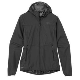 Rab Windgather Hoody Wmns black BLK - Gr&ouml;&szlig;e 8 UK Damen QWS85