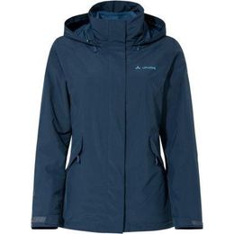 Vaude Womens Rosemoor 3in1 Jacket II dark sea - Gr&ouml;&szlig;e 38 Damen 46283