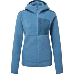 Mountain Equipment Highpile Hooded Womens Jacket stellar/majolica blue - Gr&ouml;&szlig;e 14 UK Damen 006923