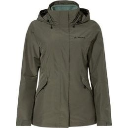 Vaude Womens Rosemoor 3in1 Jacket II khaki - Gr&ouml;&szlig;e 50 Damen 46283