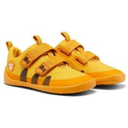 Affenzahn Barfu&szlig;schuh Baumwolle Lucky Tiger gelb - Gr&ouml;&szlig;e 33 Kinder 00391
