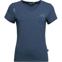 Chillaz Cala Luna T-Shirt Women dark blue - Gr&ouml;&szlig;e 38 Damen 1025671