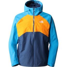 The North Face Mens Stratos Jacket shady blue c. orange ac.blue - Gr&ouml;&szlig;e S CMH9