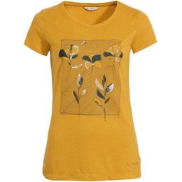 Vaude Womens Skomer Print T-Shirt marigold - Gr&ouml;&szlig;e 46 Damen 41801