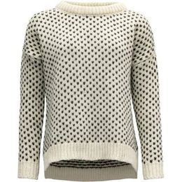 DEVOLD Nordsjo Woman Sweater Crew Neck offwhite 000A - Gr&ouml;&szlig;e S TC341735S