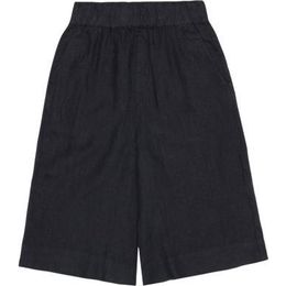 KnowledgeCotton Apparel Linen Culotte Women black - Gr&ouml;&szlig;e L 2050026