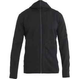 Icebreaker Merino 560 RealFleece Elemental II Zip Hoodie black - Gr&ouml;&szlig;e M A0A56QM