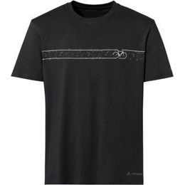 Vaude Mens Cyclist T-Shirt V black/black - Gr&ouml;&szlig;e XXL 42125