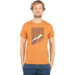 Chillaz Sunny Mountain T-Shirt Men orange brown - Gr&ouml;&szlig;e XXL 2025621