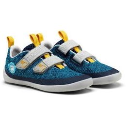 Affenzahn Barfu&szlig;schuh Knit Happy Pinguin dunkelblau - Gr&ouml;&szlig;e 25 Kinder 00397