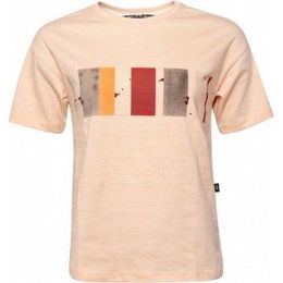 Chillaz Leoben Rainbow T-Shirt Women coral - Gr&ouml;&szlig;e 38 Damen 1025201