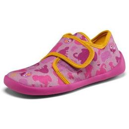 Affenzahn Barfu&szlig;schuh Hausschuh Baumwolle Movy Vogel rosa - Gr&ouml;&szlig;e 21 Kinder 01398