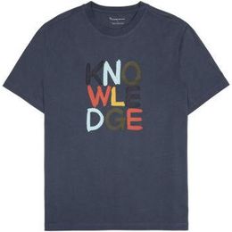 KnowledgeCotton Apparel Knowledge T-Shirt vintage indigo - Gr&ouml;&szlig;e XXL 1010129