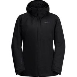 Jack Wolfskin Bergland 3in1 Jacket Women black - Gr&ouml;&szlig;e L 1115581