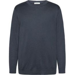 KnowledgeCotton Apparel Merino Knit Crew vintage indigo - Gr&ouml;&szlig;e S 1080068