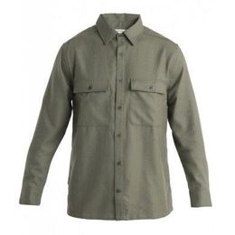 Icebreaker Dawnder LS Flannel Shirt loden - Gr&ouml;&szlig;e S 0A56QX