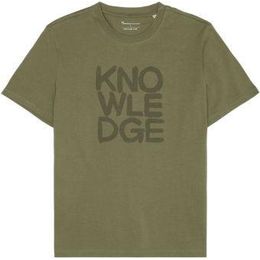 KnowledgeCotton Apparel Knowledge T-Shirt burned olive - Gr&ouml;&szlig;e XXL 1010129