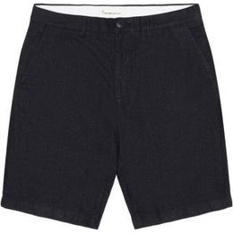 KnowledgeCotton Apparel Linen Shorts black - Gr&ouml;&szlig;e 30 inch 1050029