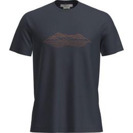 Icebreaker Tech Lite SS Tee Pukaki Reflected midnight navy - Gr&ouml;&szlig;e S 0A572Q