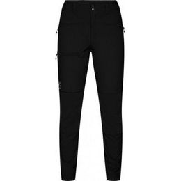 Hagl&ouml;fs Hagl&ouml;fs Mid Slim Pant Women true black - Gr&ouml;&szlig;e 46 Damen 607252