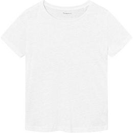 KnowledgeCotton Apparel Linen T-Shirt Women bright white - Gr&ouml;&szlig;e XXL 2010010
