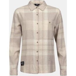 HALTI Hiker Trekking Shirt Womens fog beige print A02P - Gr&ouml;&szlig;e 36 Damen 0640700