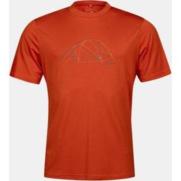 HALTI Kalteva Mens Trekking T-Shirt leaf orange E47 - Gr&ouml;&szlig;e XXS 0640811