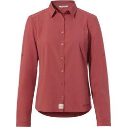 Vaude Womens Rosemoor LS Shirt IV brick - Gr&ouml;&szlig;e 36 Damen 45549