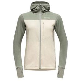 DEVOLD Explorer Merino Hooded Jkt Wmn fog/raw white - Gr&ouml;&szlig;e XS GO262471A