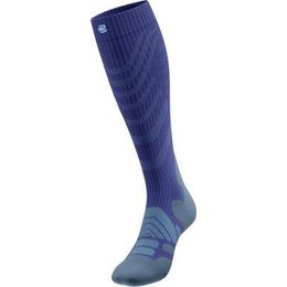 Bauerfeind Outdoor Merino Compression Sock Men L 45-51cm Umfang - ocean blue - Gr&ouml;&szlig;e 42-45
