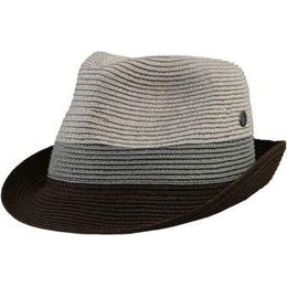 P.A.C. Blues Trilby Straw Hat colorblocking - Gr&ouml;&szlig;e S/M 30541002