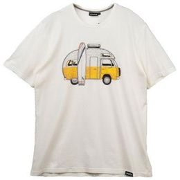 Lakor Sun Camper T-Shirt starwhite - Gr&ouml;&szlig;e XXL