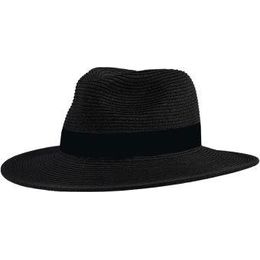 P.A.C. Ecuador Panama Straw Hat anthracite/total black - Gr&ouml;&szlig;e S/M 30541004