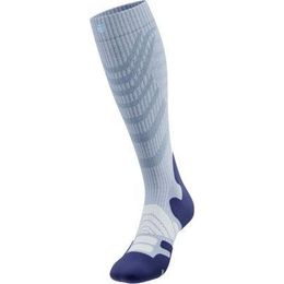 Bauerfeind Outdoor Merino Compression Sock Women L 41-47cm Umfang - sky blue - Gr&ouml;&szlig;e 39-42