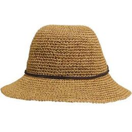 P.A.C. Lilen Bucket Straw Hat dark beige - Gr&ouml;&szlig;e S/M 30541001